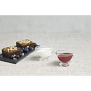 KitchenCraft Artesà Mini Gravy Boats/Sauce Jugs, 40 ml - Glass (Set of 2)