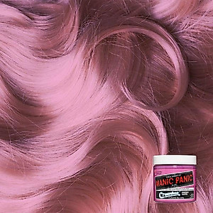 MANIC PANIC Fleurs Du Mal Pastel Pink Hair Dye - Creamtone - Semi-Permanent Pastel Pink Hair Color - Vegan, PPD & Ammonia-Free (4oz)