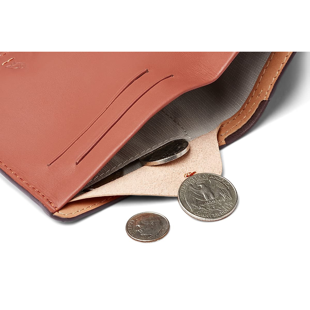 Bellroy Note Sleeve – Premium Edition (Slim leather wallet, billfold) - Aragon