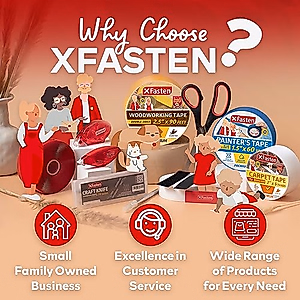 XFasten Wide Floral Tapes for Bouquet 1/2-Inch x 30 Yards - Dark Green (2-Pack) Bouquet Stem Wrap Tape for Florist – Waterproof Boutineer Tape for Flower Stem Wrap and Craft Adhesive