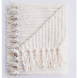 Lumina Lou Knitted 50"x70" Oversized Throw for Couch & Bed - Super Soft & Cozy Chenille Knit Decorative Blanket