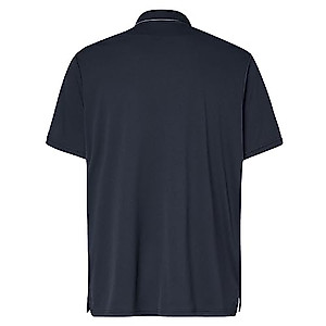 Oakley Mens Divisional Uv Ii Polo Shirt, Blackout, Large US