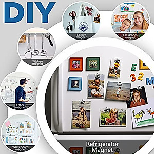 LOVIMAG Strong Magnets for Whiteboard, Fridge Magnet, Refrigerator Magnets, Small Push Pin Magnets for Whiteboard, Fridge, Office, Classroom and Map Magnets, Pack of 20