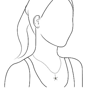 Starborn Campo del Cielo Meteorite Star Pendant in Sterling Silver