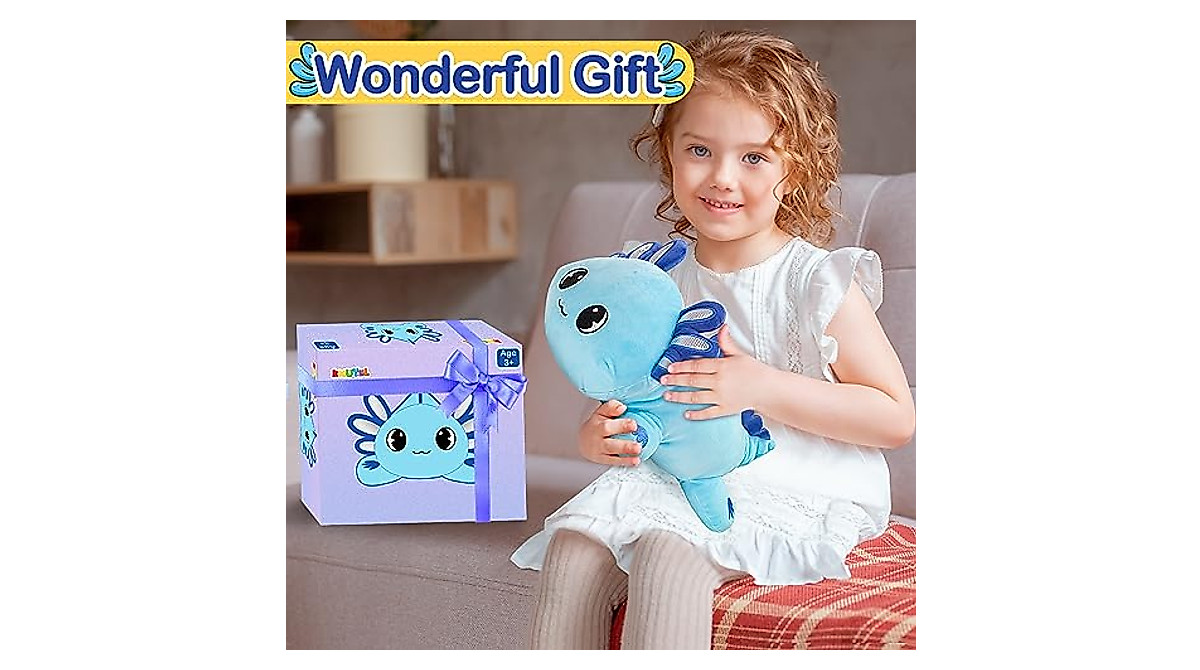Adorable KMUYSL Axolotl Plush Toy - Great Gift for Kids