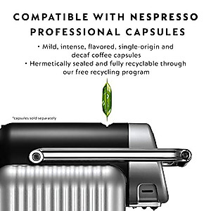 Nespresso Professional Coffee Maker Starter Bundle, Zenius Professional Coffee Machine, Presentation Box for Nespresso Capsules
