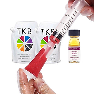 10Pack 20ml Syringe for Liquid - Syringes without Needle - 20 ml Sterile Packed Plastic Syringe for Medicine Student Lab Measuring Liquids and Pet Feeding Oral Food, Jello Shot (10 Pack 20cc )