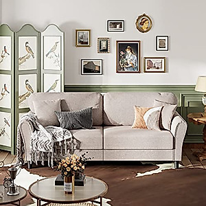 Vongrasig Loveseat Sofa 87" for Living Room, Beige