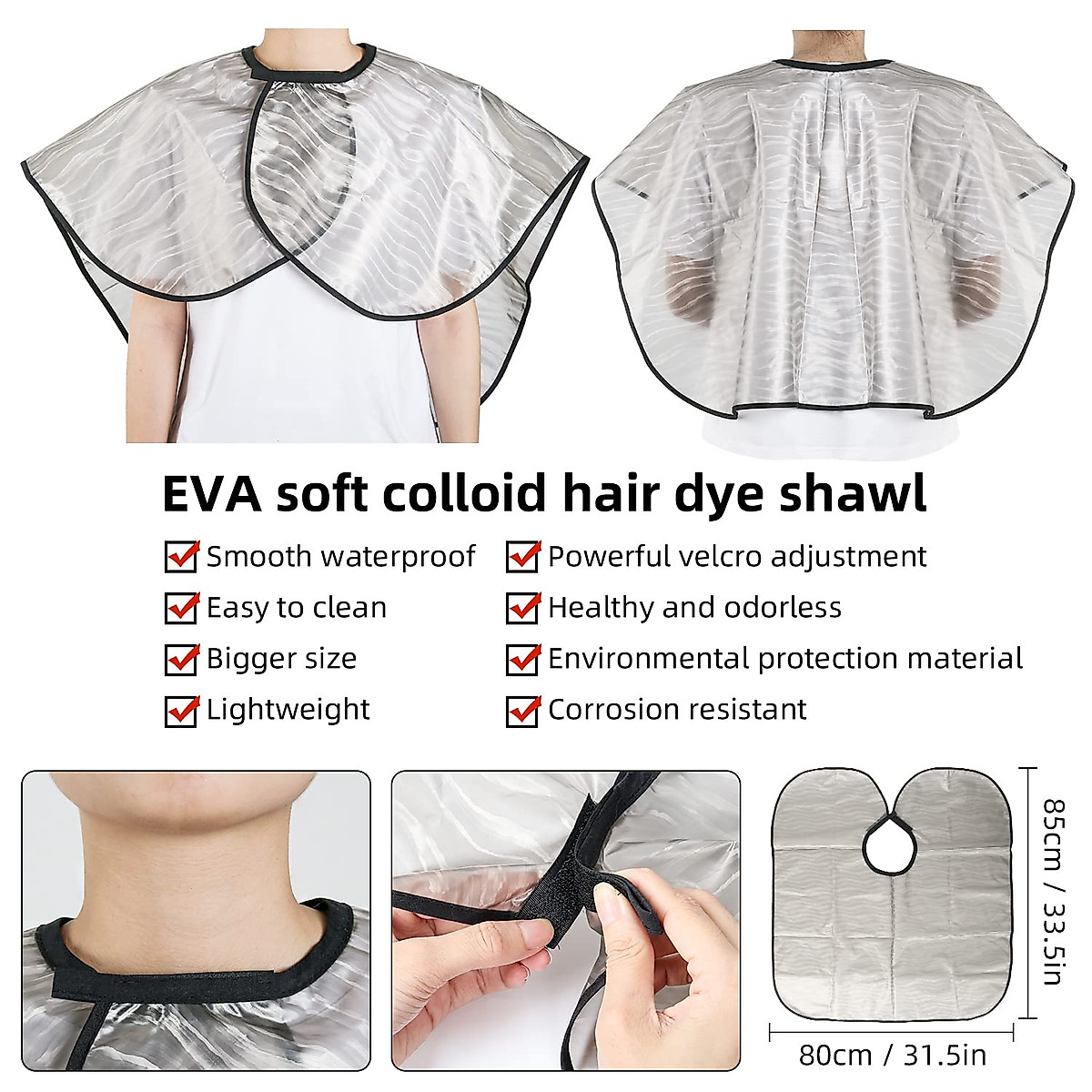 ROOHUA 16 Pieces Hair Dye Coloring Kit- Hair Tinting Bowl, Hair agitator, Dye Brush, Ear Cover, Hairpin, Hair Coloring Cape For Hair Dye Tools