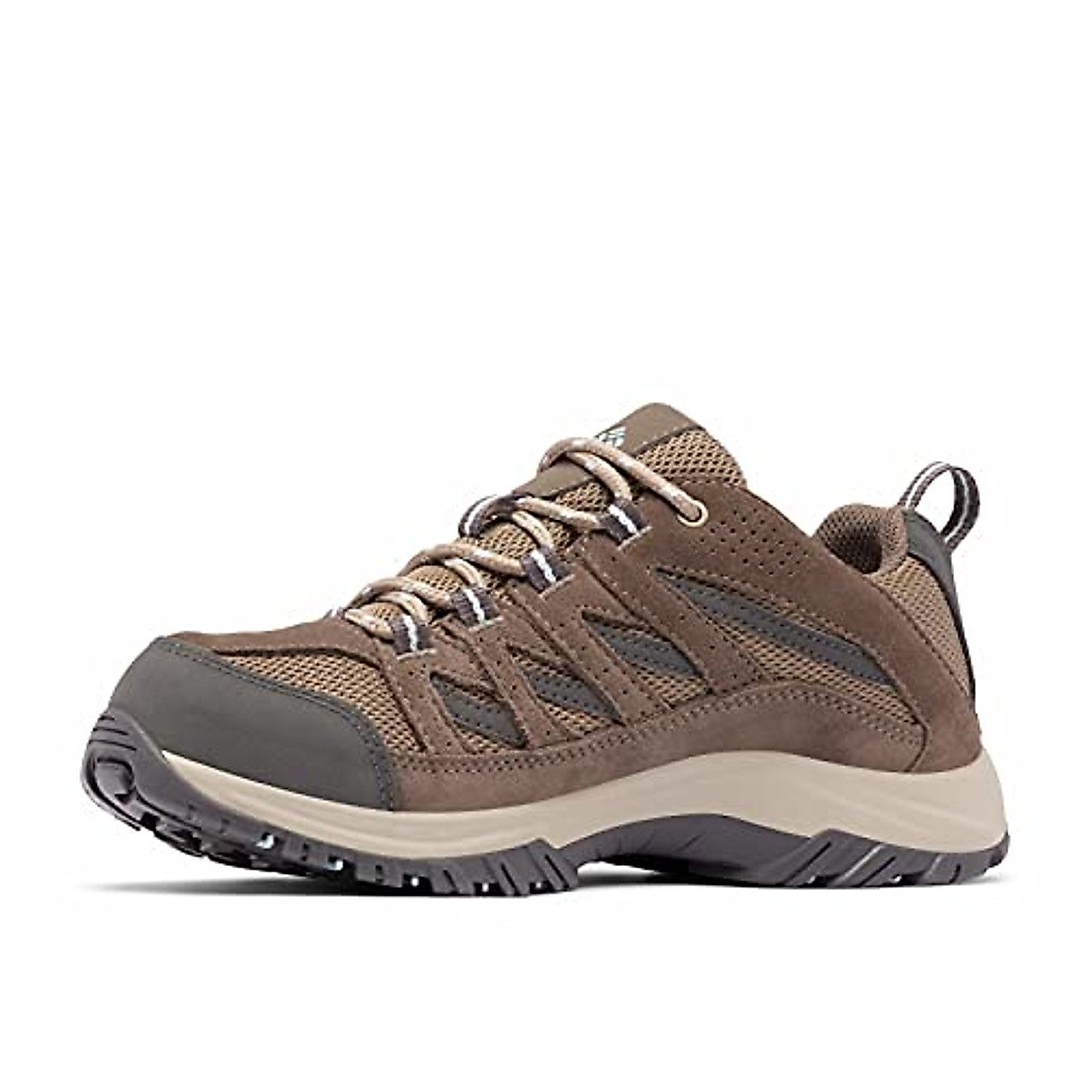 Columbia Womens Crestwood Waterproof Hiking Shoe, Brown, 8 US