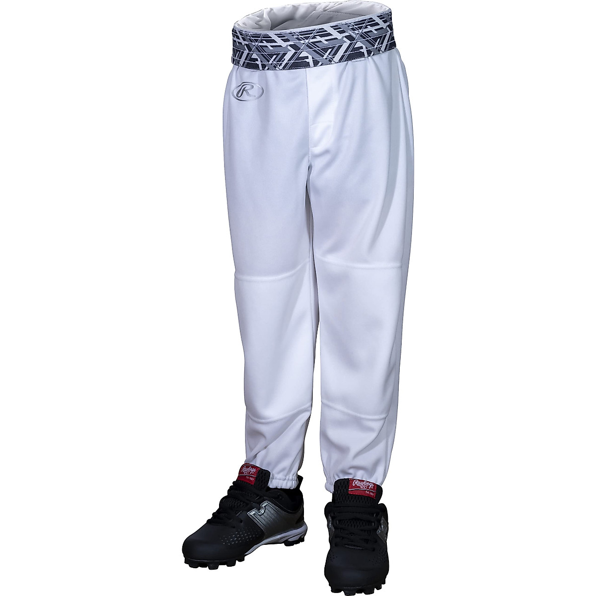 Rawlings REMIX | T-Ball & Youth Baseball & Softball | Game/Practice Pants | White/Black | X-Small