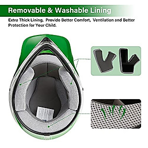 TCMT Youth Kids Helmet Motocross ATV Dirtbike BMX MX Offroad Full Face Motorcycle Helmet Gloves Goggles Dot Approved