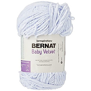 Bernat Baby Velvet Yarn, Sky Blue, 1 Count (Pack of 1)