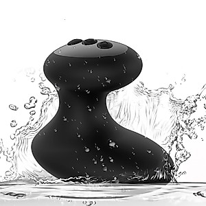 Personal Massager Wand - 10 Patterns Cordless Powerful Vibration Massager - Men & Women - Body Neck Tension Relief, Muscle, Soreness-Black