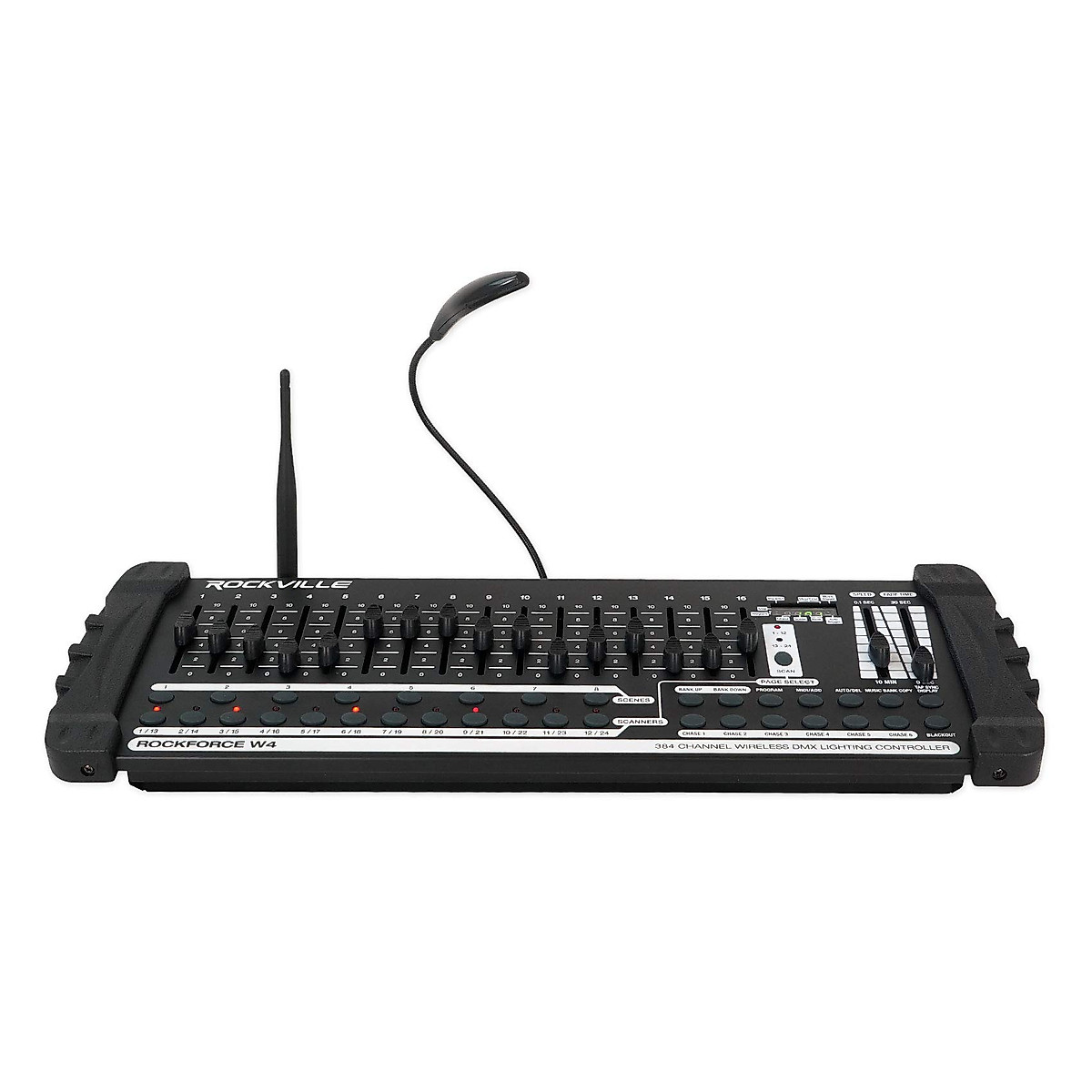 Rockville ROCKFORCE W4 384 Channel Wireless DMX Light Controller+MIDI