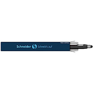 Schneider Slider Epsilon Touch Stylus/Ballpoint Pen, Black/Pink Barrel, Blue (138704)