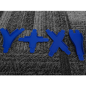 Hot Wheels Compatible Track Add-On Pack - Eco-Friendly PLA Plastic, Versatile Track Layout Pieces (Blue)