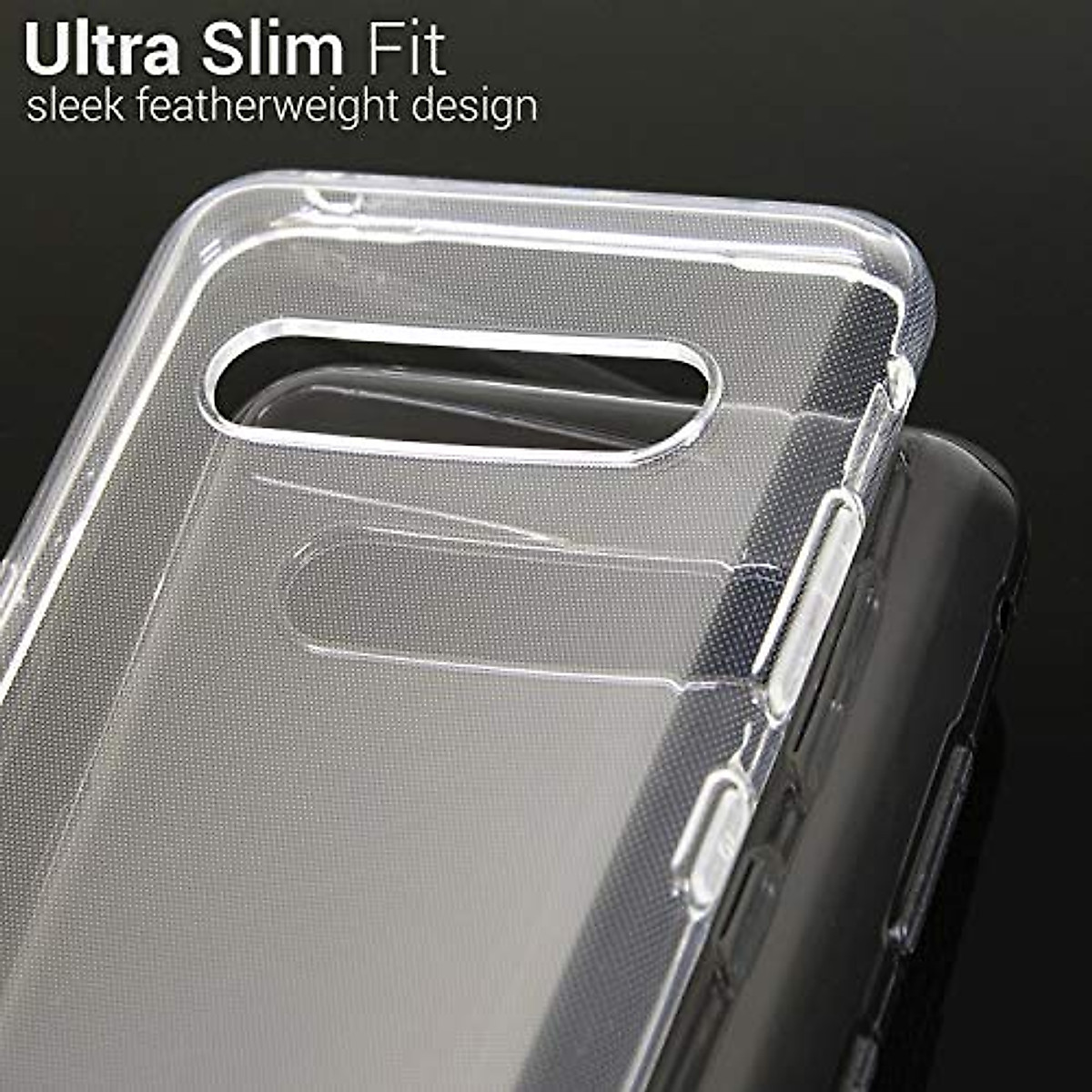 CoverON Slim TPU Rubber FlexGuard Series for LG V60 ThinQ 5G Case - Clear