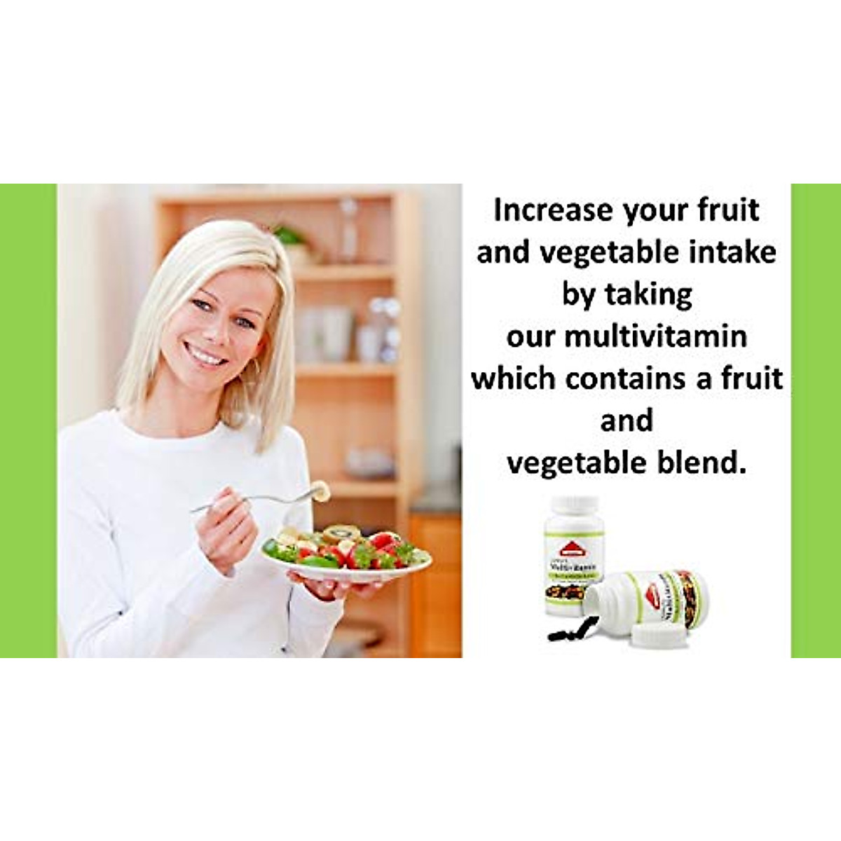 SJJ DEPOT 120 Multivitamin Fruit and Vegetable Liquid Capsules, Loaded Multivitamins, Supplements, Multiple Vitamin has Joint Heart Brain Antioxidants, Daily Women Men Senior Adult Multi Vitamins