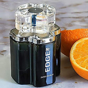 Swiss Arabian Mr EDGE - Luxury Products From Dubai - Long Lasting, Addictive Personal EDP Spray Fragrance - Seductive Signature Aroma - 3.4 Oz