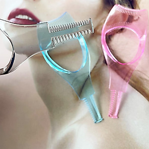 Mascara Shield Guard YASNAI 3PCS Lash Guard Eyelash Applicator Mascara Guard 3 in 1 Upper Lower Mascara Applicator Tool Lash Buddy