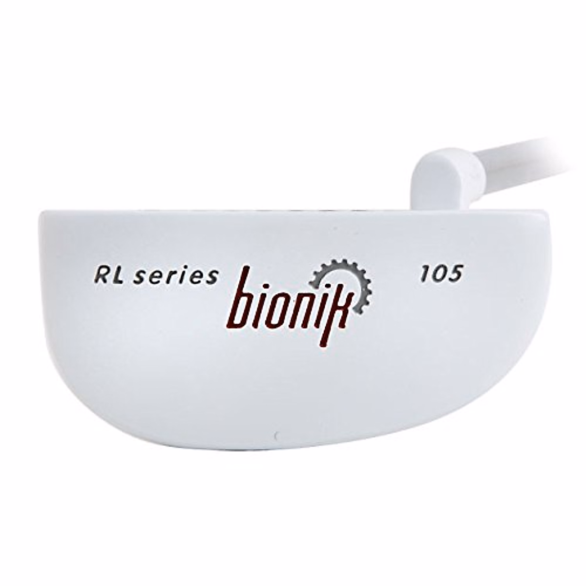 Bionik 105 Nano White Golf Putter Right Handed Semi Mallet Style with Alignment Line Up Hand Tool 35 Inches Tall Lady's Perfect for Lining up Your Putts