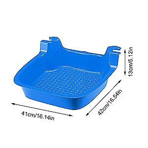 Pool Foot Bath | Foot Bath for Pool Ladder,Anti-Slip Textured Above Ground Pool Foot Soak Tray for Above Ground Swimming Pools or Spas Wash Feet Sand Dirt Before Entering, Installed on Pool Ladder