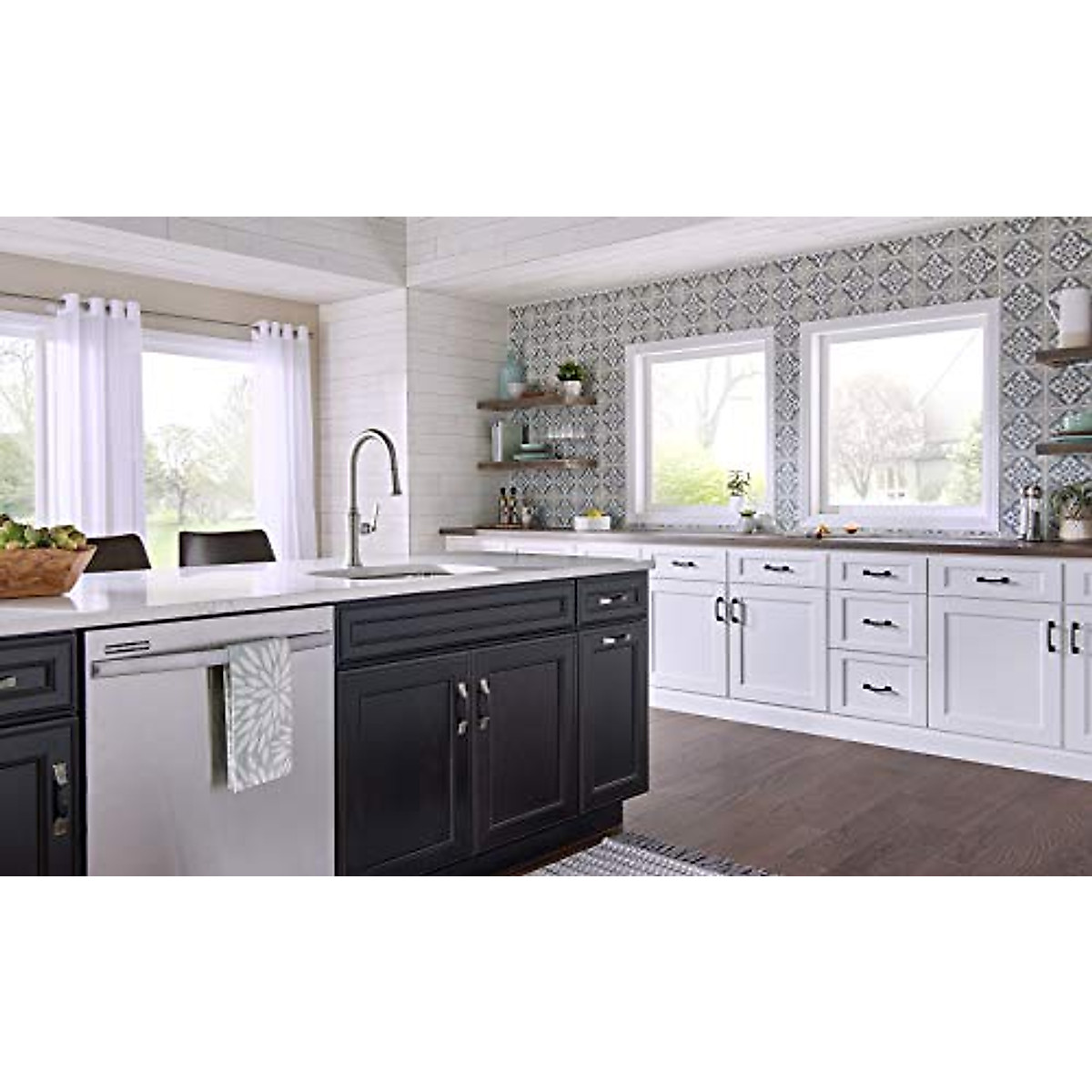 Draper 1H Kitchen Pull Down Kitchen Faucet w/SnapBack and Dockforce 1.75 gpm Stainless Steel