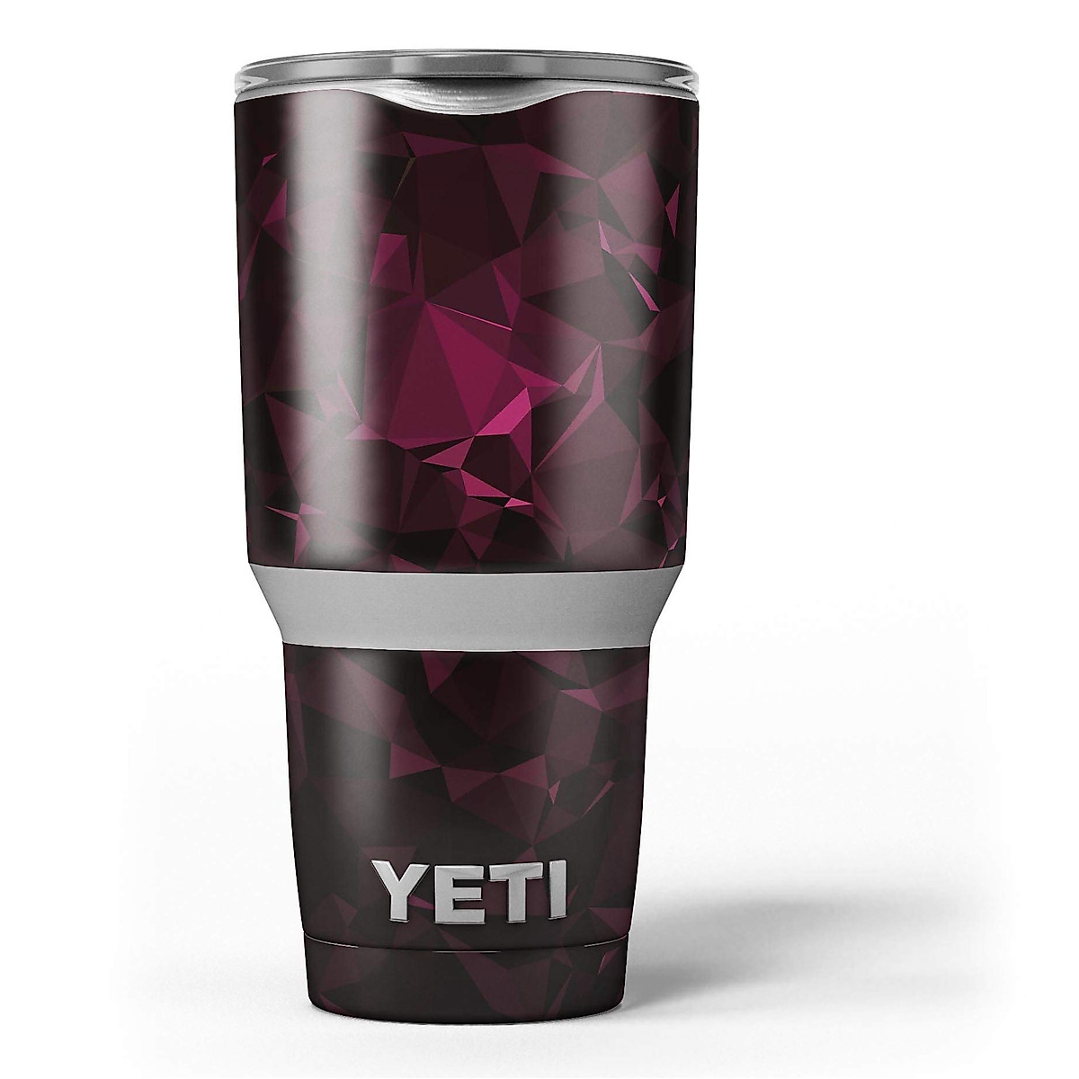 Design Skinz Pink Geometric V11 - Skin Decal Vinyl Wrap Kit Compatible with The Yeti Rambler Cooler Tumbler Cups