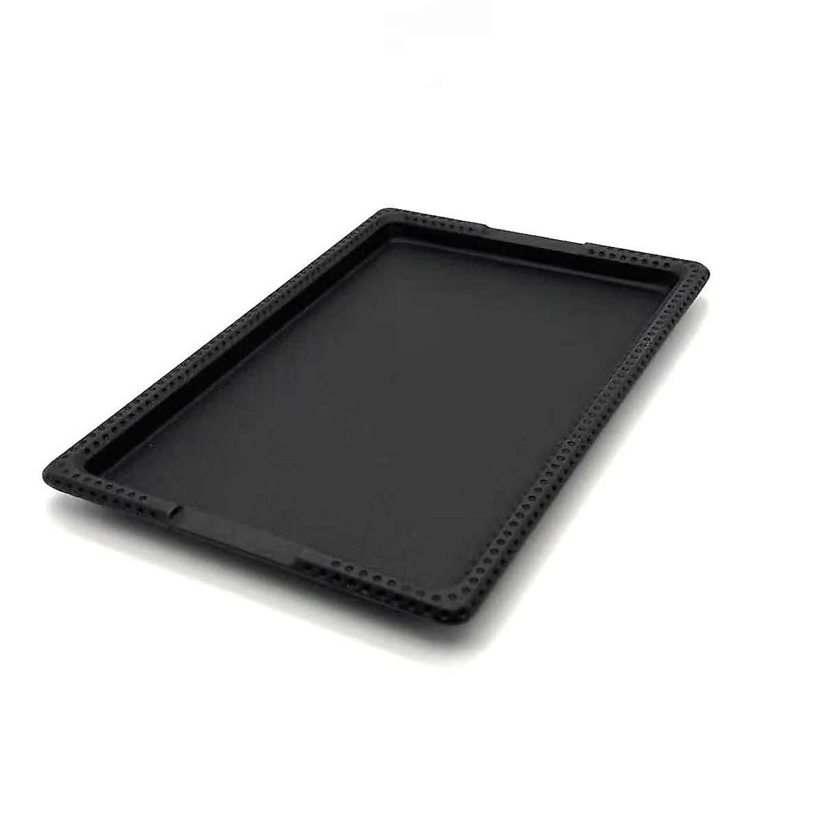 SZTNKSKJ Steak plate sizzle platter cast iron cast iron bakeware cast iron square pan cast iron skillets cast iron platter pan for roti (rectangle 27CM*18cm)