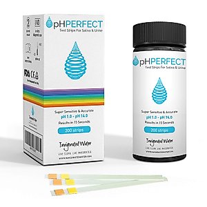 Invigorated Water pH Test Strips - Perfect for Urine and Saliva Testing - Convenient and Easy Testing at Home - Quickly Understand Your Body pH Scale - Super Sensitive and Accurate - pH 4.5 to pH 9.0