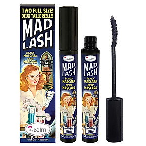 theBalm Mad Lash Voluminous Water-Resistant Mascara( 1 pack of 2)