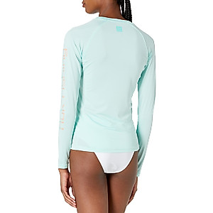 HUK Women's Pursuit Long Sleeve Performance Shirt + Sun Protection, Fishing-Seafoam, X-Large