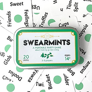 Cheer Up Games Swearmints | The Portable Party Game That Fits in Your Pocket | Unique Gift Idea | 3-5 Players | Ages 14+