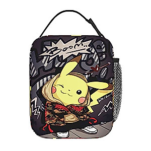 Anime Lunch Bag Insulated Portable Lunch Box Tote Bags For Adults Men Women Travel Picnic Office Gifts