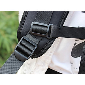 123Arts 1 Pair Waterproof PVC Adjustable Shoulder Strap Replacement for Backpack