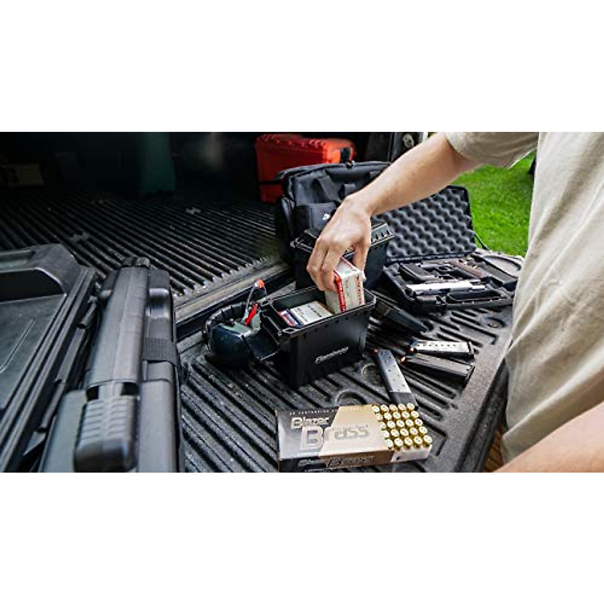 Flambeau Outdoors 5415MC Mini Ammo Can, Portable Ammo Storage