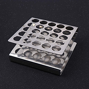 ULTECHNOVO Test Tube Holder, Test Tube Rack Z Shaped Stand Supply Lab Equipment Storage Rack for Lab Students, Holds 30