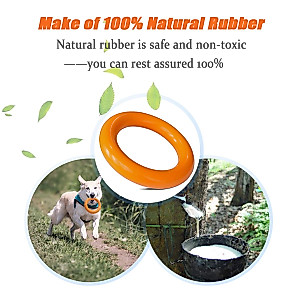 DLDER Dog Toys for Aggressive Chewers Large Breed,Durable Dog Ring Toy,Tough Rubber Dog Toy,Indestructible Dog Chew Toys for Large Medium Dogs Training and Teeth Cleaning.