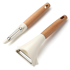 Potato Peelers Stainless Steel Swivel Peelers Y-Shaped and I-Shaped Peeler Set of 2,Vegetable Carrot Fruit Peelers for Kitchen