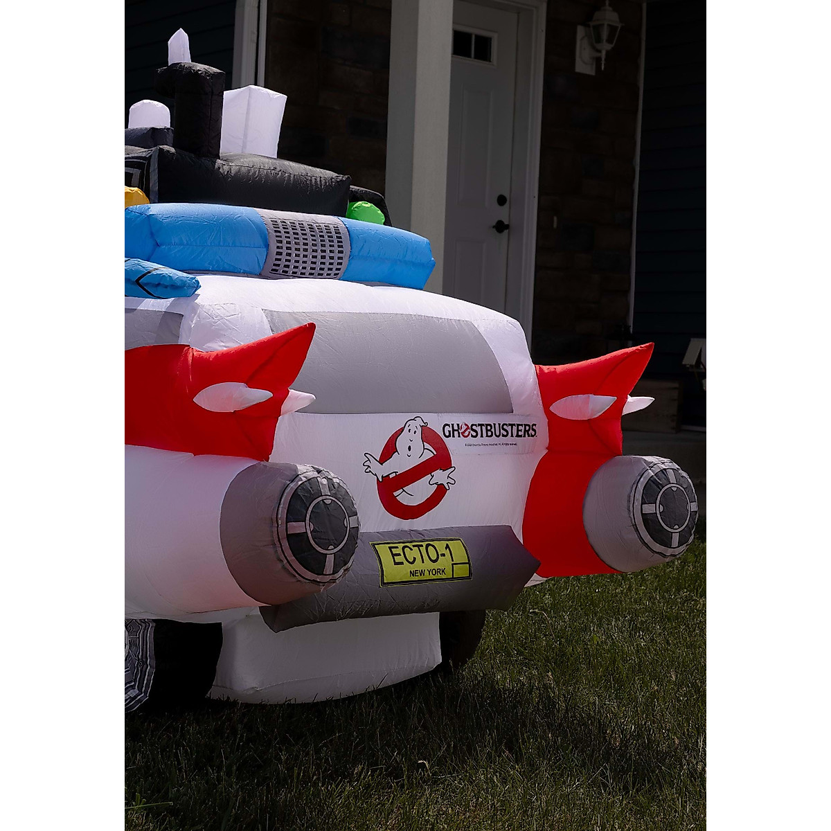 Fun Costumes Ghostbusters Ecto-1 Inflatable Halloween Decoration, Outdoor Inflatable Ghostbusters Decoration