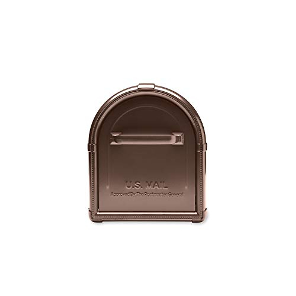 Architectural Mailboxes Hillsborough Galvanized Steel Post Mount Mailbox, Compatibility Code J, 5593C-CG-10, Copper, Large Capacity
