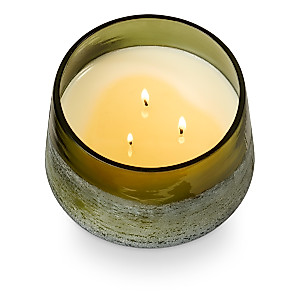 ILLUME Large Baltic Glass Candle, Balsam & Cedar