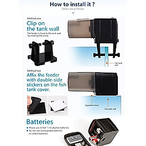 Aquarium Fish Feeder Automatic Fish Feeders Auto Fish Food Timer Feeder for Fish Tank