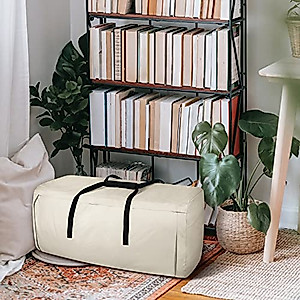 Porch Shield Outdoor Cushion Storage Bag 62 inch Waterproof Outside Storage Bags for Patio Furniture with Zippers and Handles