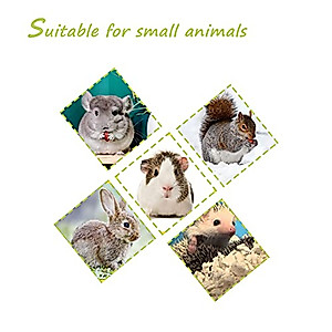 Acsist Hamster Sand Bath Container Acrylic Sand-Bath Box Guinea Pigs Bathroom Shower Toilet Digging Sand Small Animals Bathtub for Gerbil Guinea Pig Hedgehog(Pink)