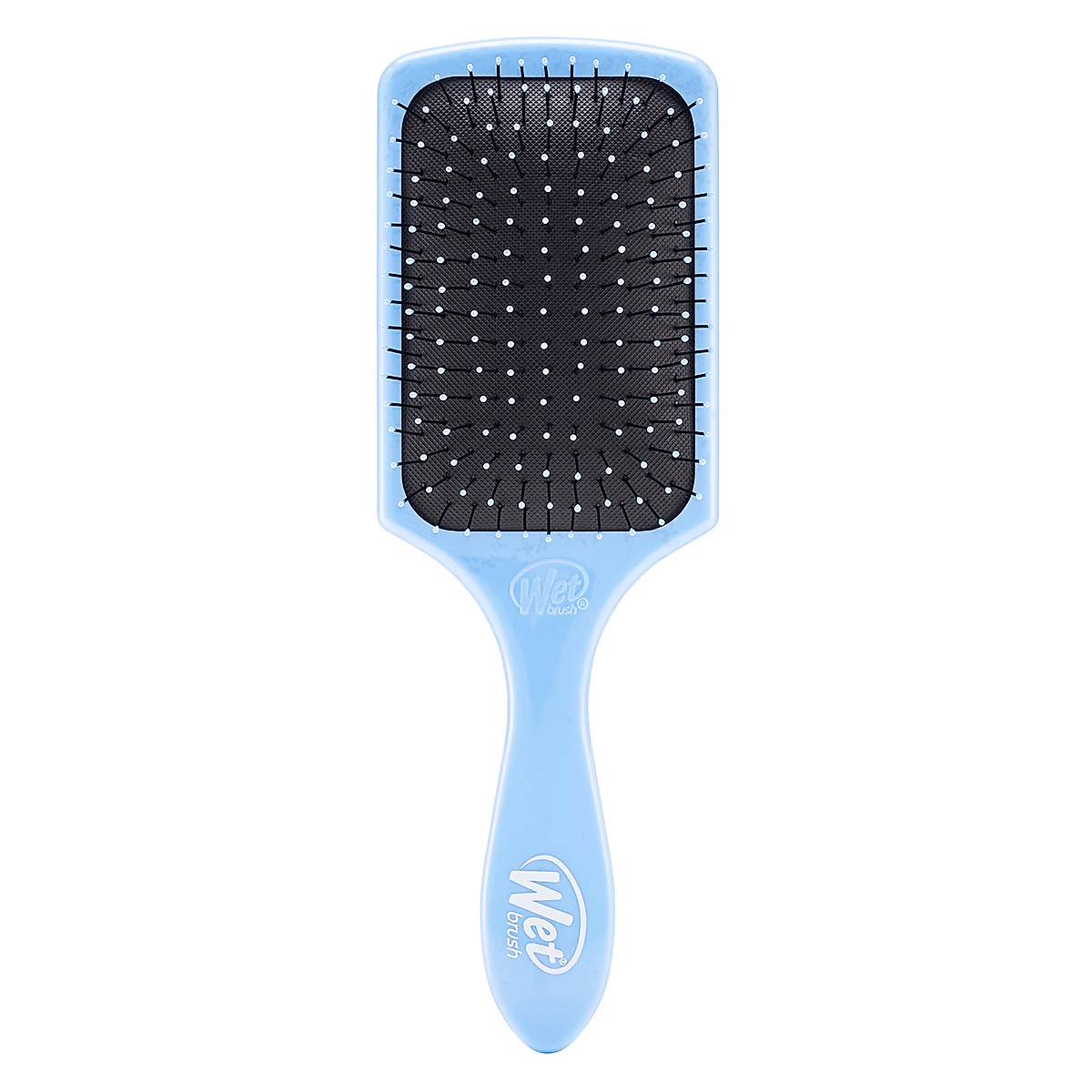 Wet Brush Paddle Detangler Hair Brush, Sky - Ultra-Soft IntelliFlex Detangling Bristles with AquaVent Design - Spread Hair Treatments Evenly - Pain-Free Hair Brush For Women, Men, Wet And Dry Hair