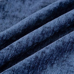 HWY 50 Navy Blue Lumbar Throw Pillows Cover Set 12x20 Inch for Couch Living Room, Cashmere Soft Comfortable Solid Decorative Rectangle Small Throw Pillow Cases Cushion Covers Pack of 2