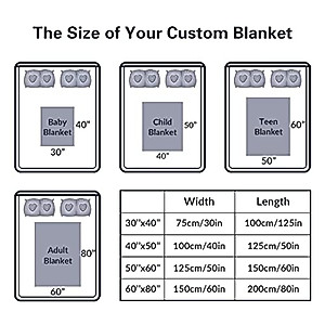 Custom Blankets with Photos, Personalized Family Blankets with Heart for Family Mom Dad Couples Baby, Custom Photos Collage Throw Blanket for Birthday Christmas Anniversary Halloween Mother's Day