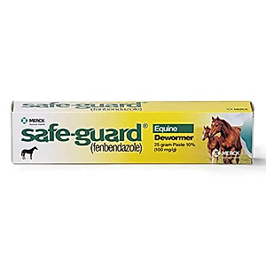 Merck Animal Safe Guard 25 Gram Paste Equine Dewormer